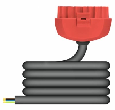 Emergency Luminaire Leads - Red Plug - flex7